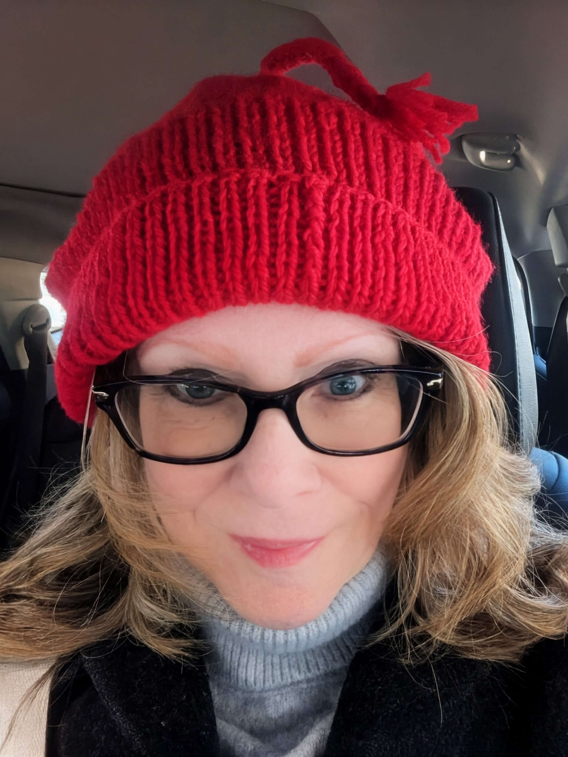 Melt the ICE Red Hat: When Knitting Speaks – Common Threads